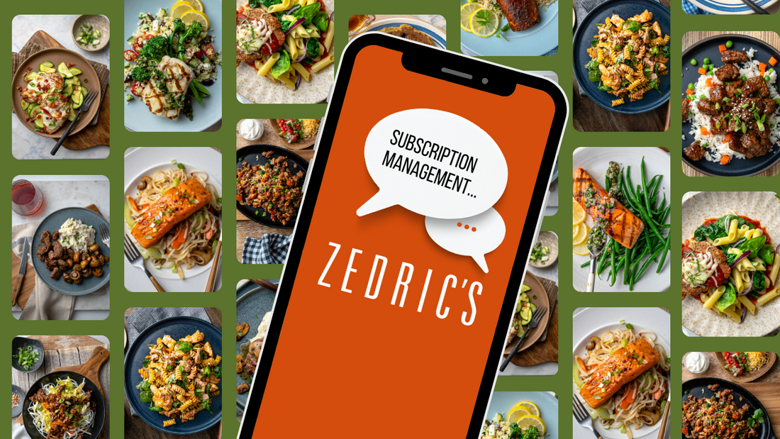 Subscription Management via Text – Zedric's